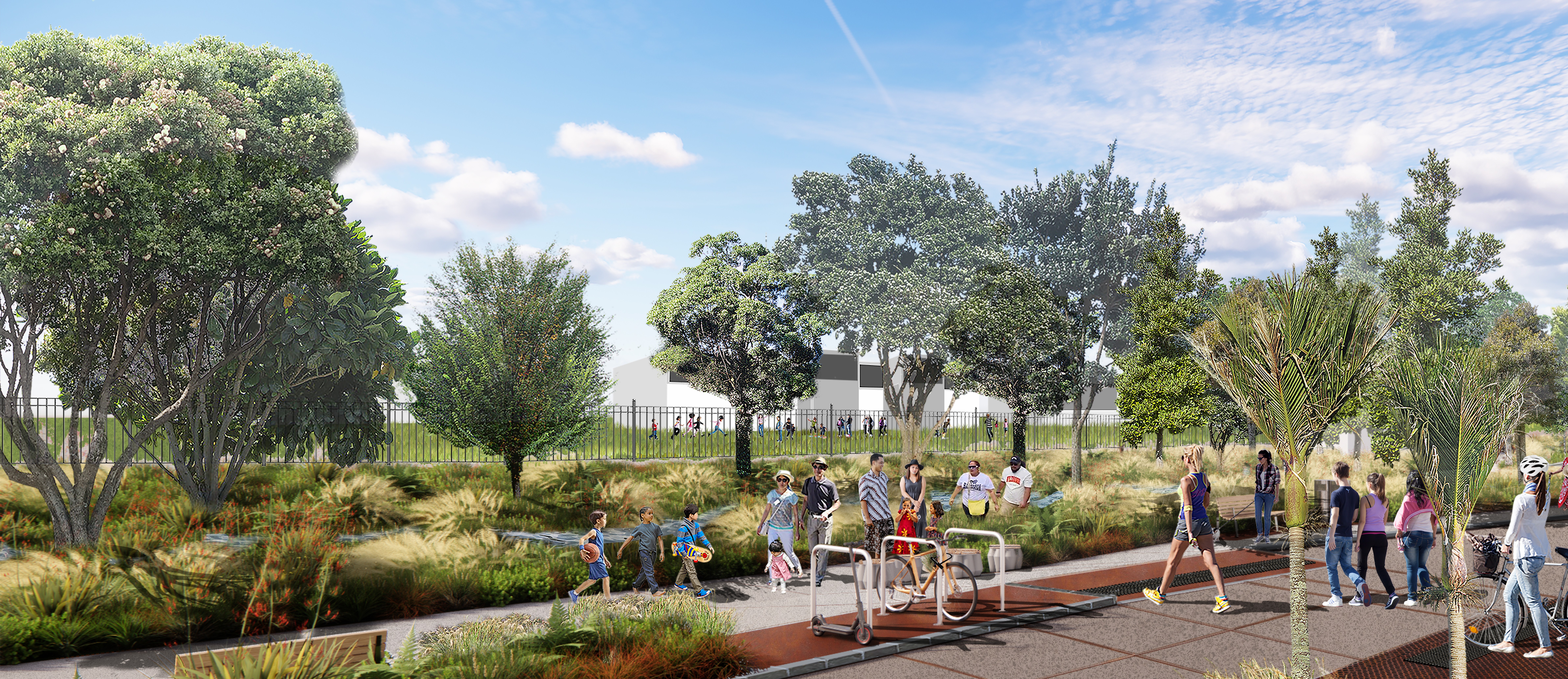 Northcote Town Centre - Greenway Section Kicks Off - Auckland Council